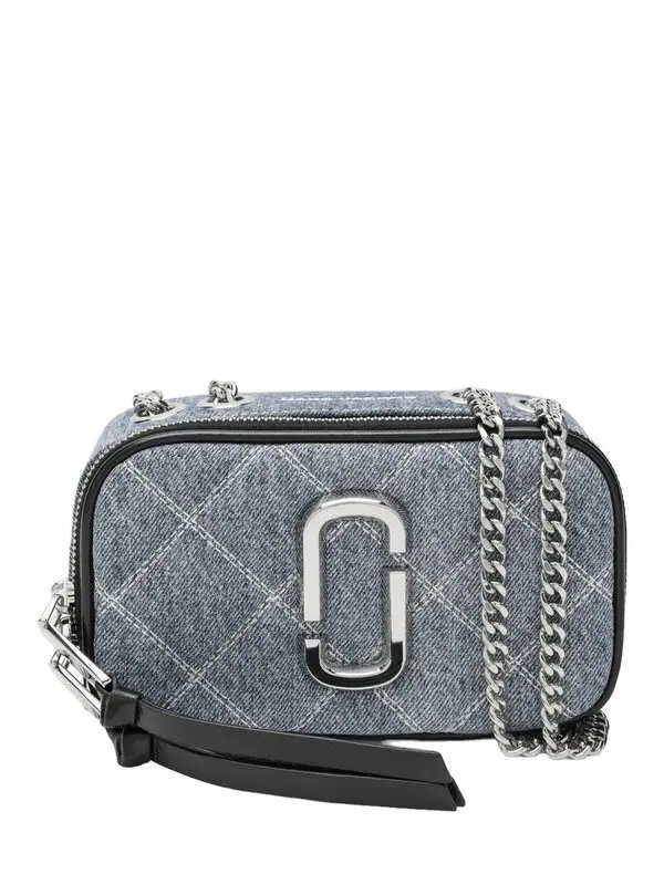 Marc Jacobs Snapshot Quilted Denim Crossbody Bag - Blue