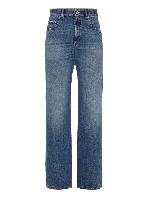 Brunello Cucinelli Denim Cotton Jeans - Blue