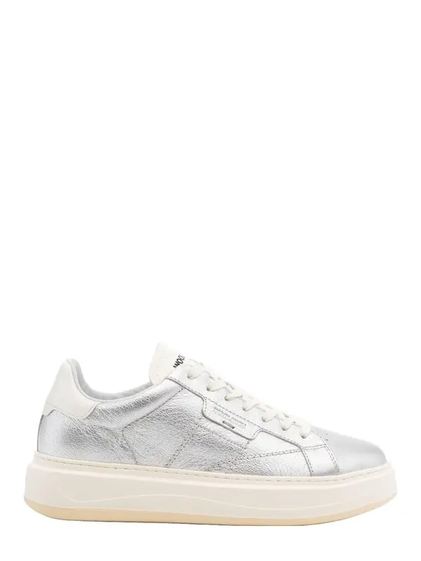 Woolrich Arrow Leather Sneakers - Silver