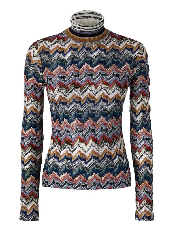 Missoni Roll Neck Sweater - Multicolour
