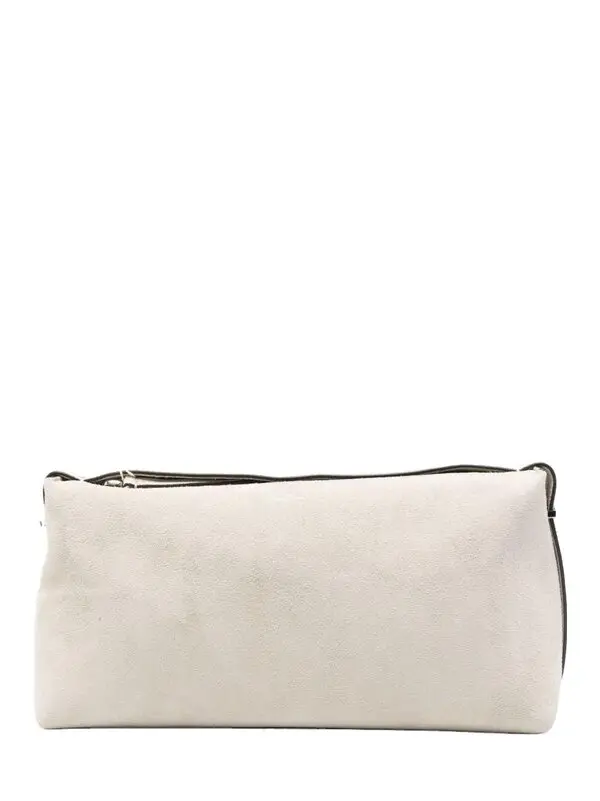 TOTEME Suede Leather Wristlet - Ivory