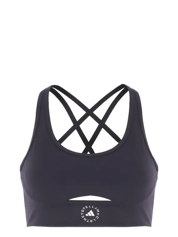 Adidas By Stella McCartney Logo Gym Bra - Black