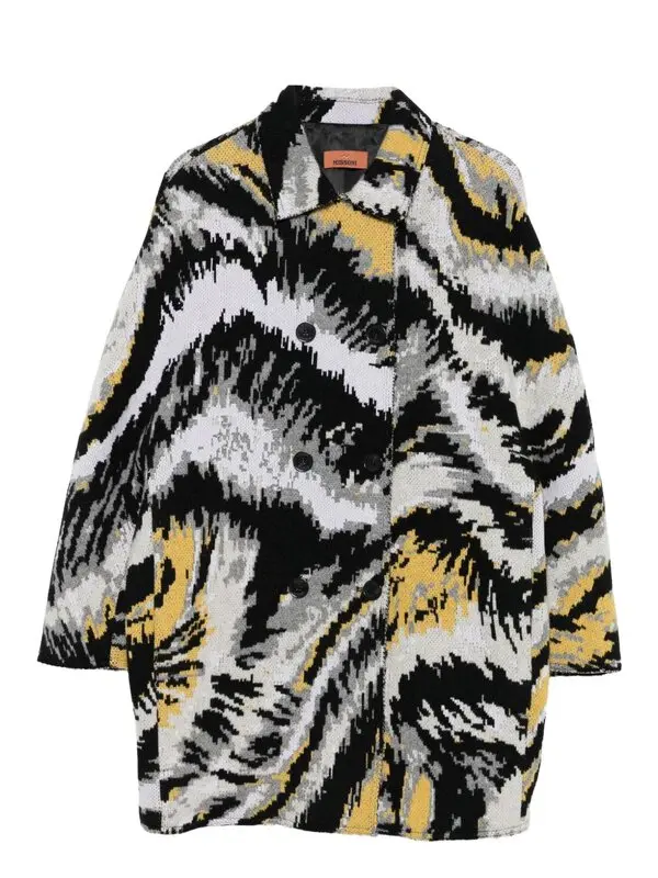 Missoni Wool Caban Coat - Black