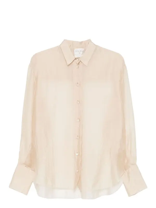 FORTE_FORTE Organza Shirt - Beige