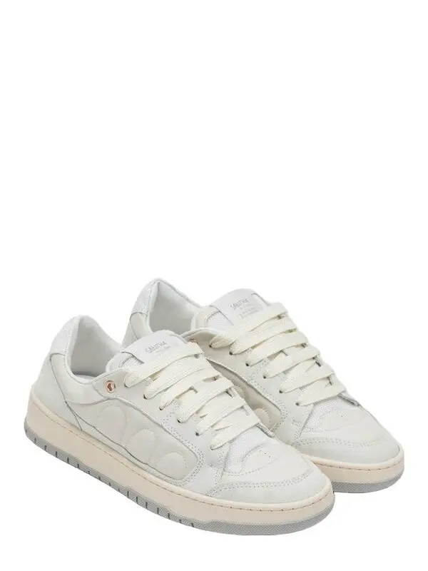 SANTHA Leather Sneakers - White