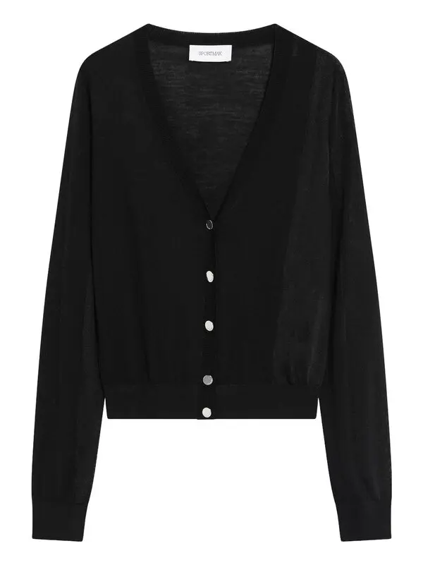 Sportmax Wool Cardigan - Black