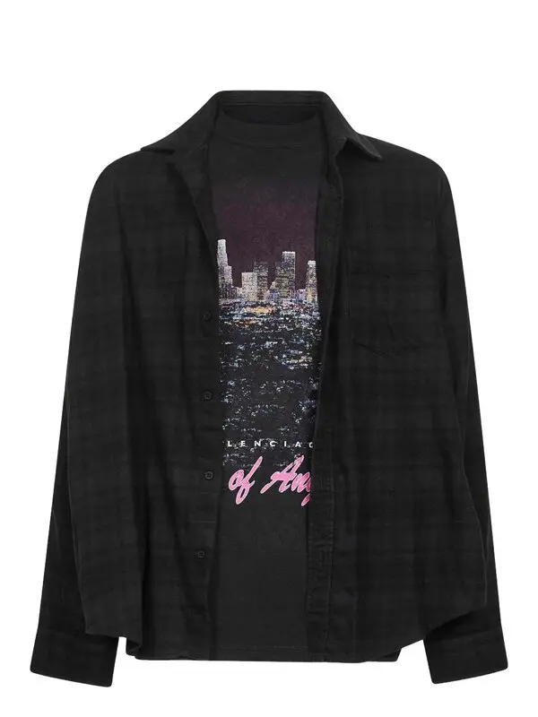 Balenciaga Layered Shirt - Black