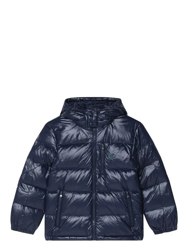 Ralph Lauren Padded Zip Up Jacket - Blue