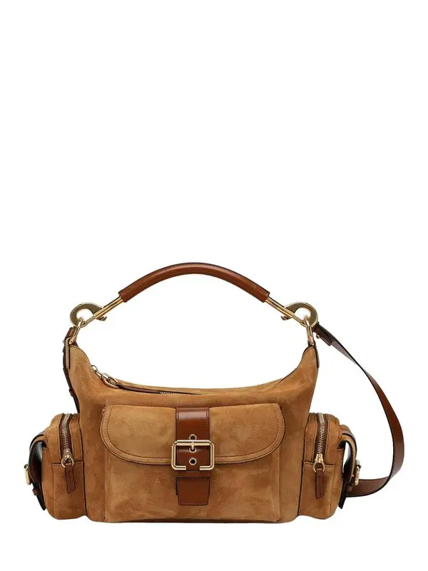 Chloé Suede Leather Camera Bag - Brown