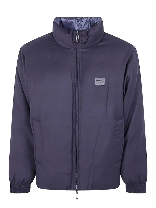 Emporio Armani Short Down Jacket - Blue