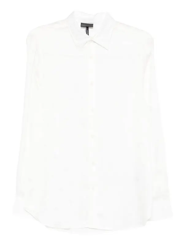 Emporio Armani Allover Logo Shirt - White