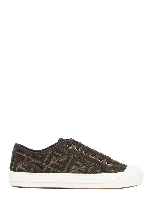 Fendi Domino Sneakers - Brown