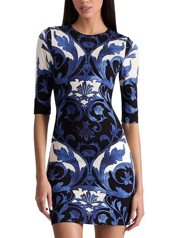 Alice + Olivia Delora Fitted Dress - Regal Retreat