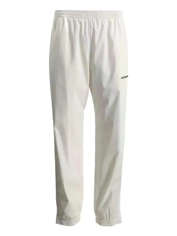 Balenciaga Elastic-cuff Trousers - White
