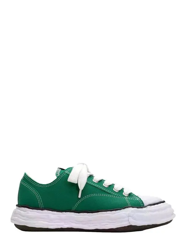 Mihara Yasuhiro Hank Lace-up Low-top Sneakers - Green