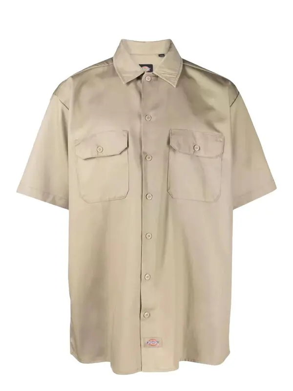 Dickies Flap Pockets Short-sleeve Shirt - Neutrals