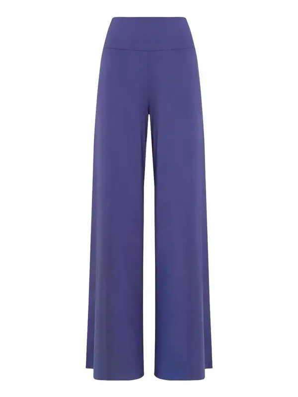 LYGIA & NANNY Gardens Plain Trousers - Purple