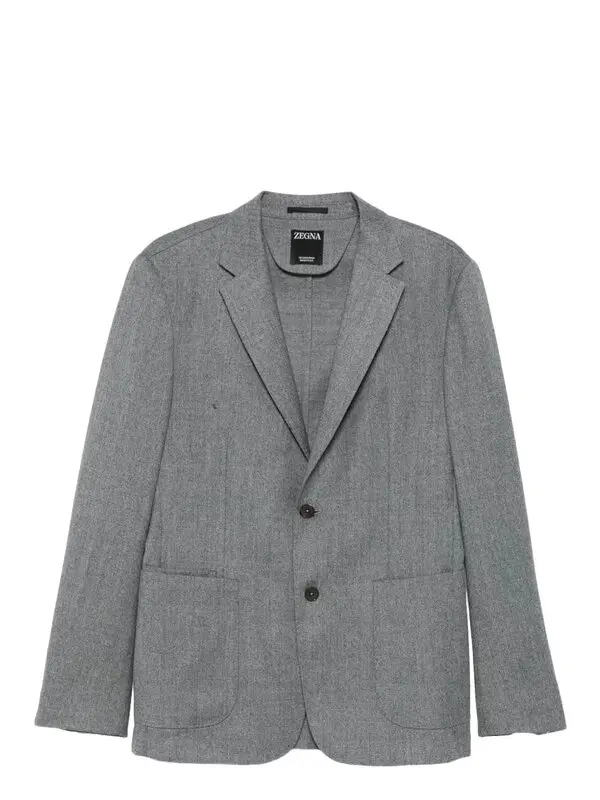 Zegna Button Suit - Grey
