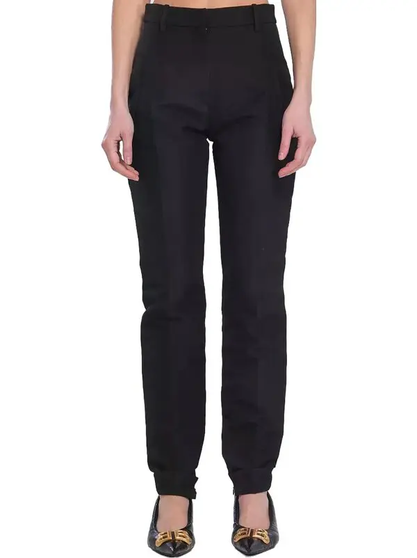 Balenciaga High-waisted Trousers - Black