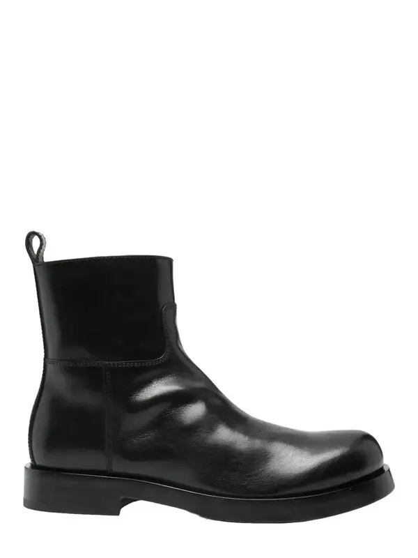 Officine Creative Zip-detail Leather Boots - Black
