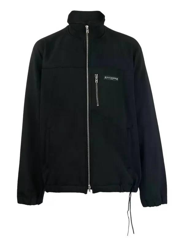 MASTERMIND WORLD High-neck Zip-up Jacket - Black