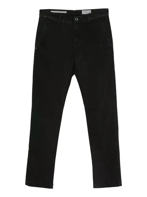 Jacob Cohen Straight-leg Trousers - Black
