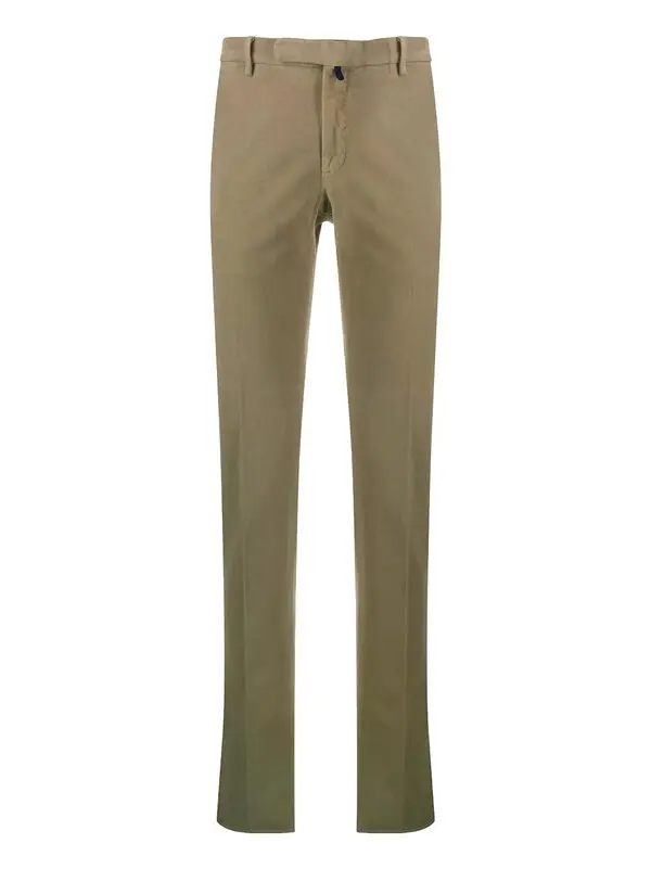 Incotex Textured Straight-leg Trousers - Neutrals