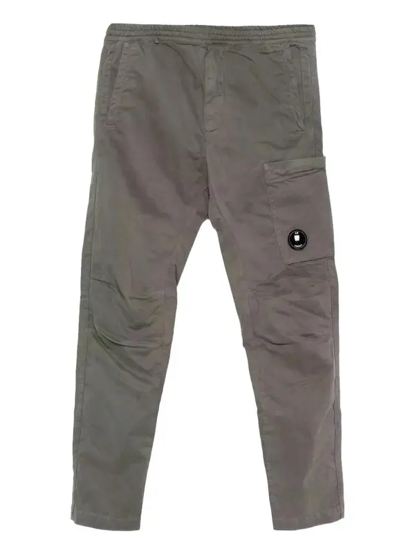 C.P. COMPANY Pocket Elasticated Trousers - Grey