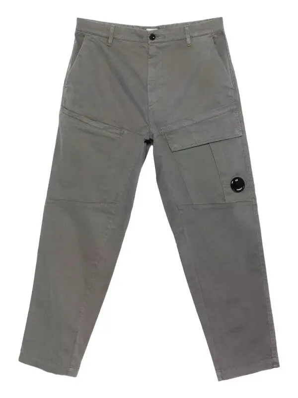 C.P. COMPANY Straight-leg Trousers With Cargo Pockets - Grey