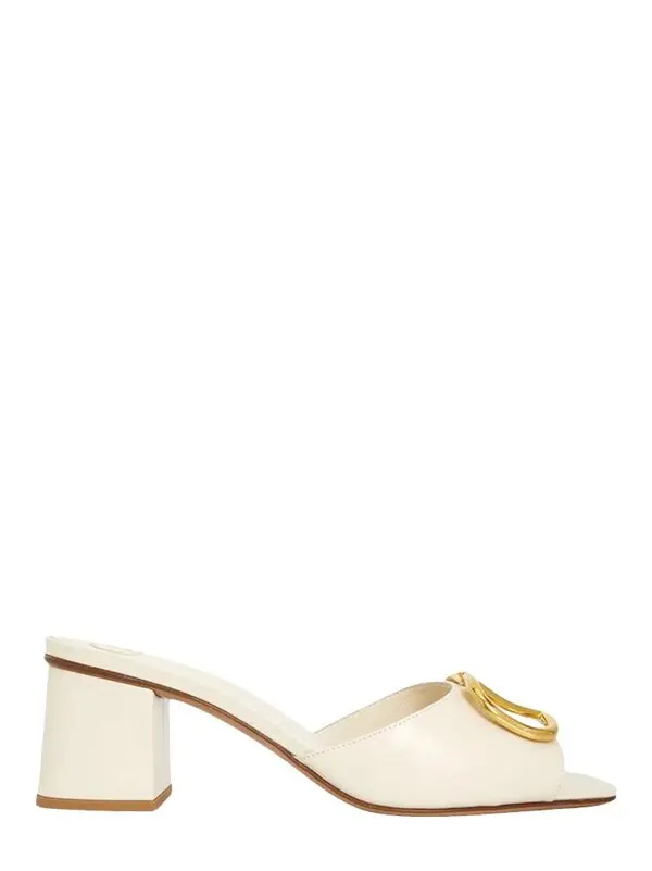 Valentino Garavani V Logo Signature Sandal - Ivory