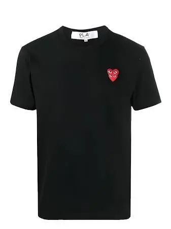 Play Comme Des Garcon P1t288 T-shirt - Black