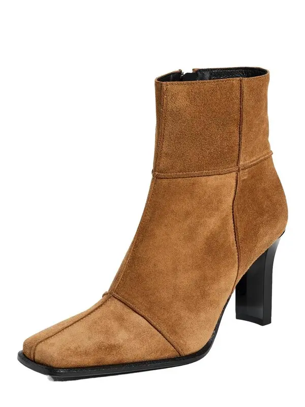 Staud Hendrix Ankle Boots - Tan