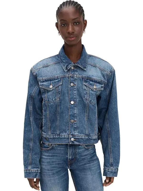 HAIKURE Renee Denim Jacket - Authentic Dark Wash