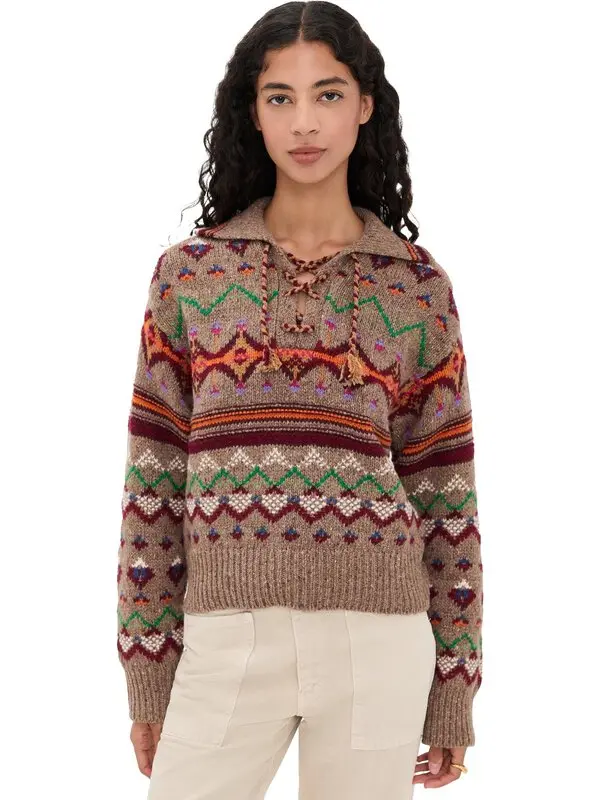 Ralph Lauren Fair Isle Pullover - Cla Tan