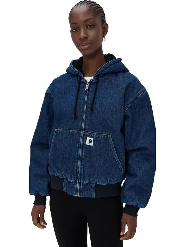 Carhartt Work In Progress Og Active Denim Jacket - Blue (stone Washed)