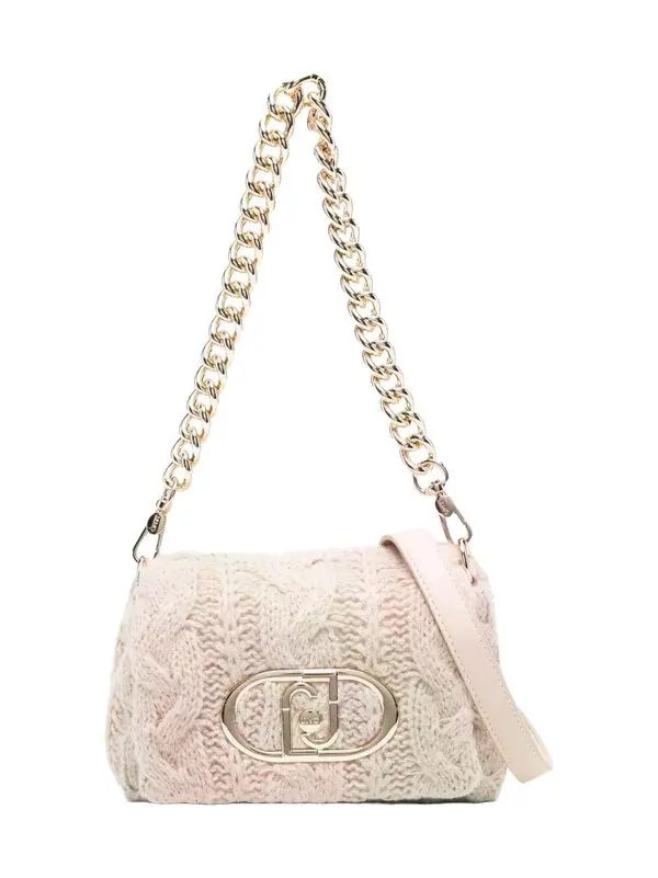 Liu Jo Mini Cable-knit Shoulder Bag - Neutrals