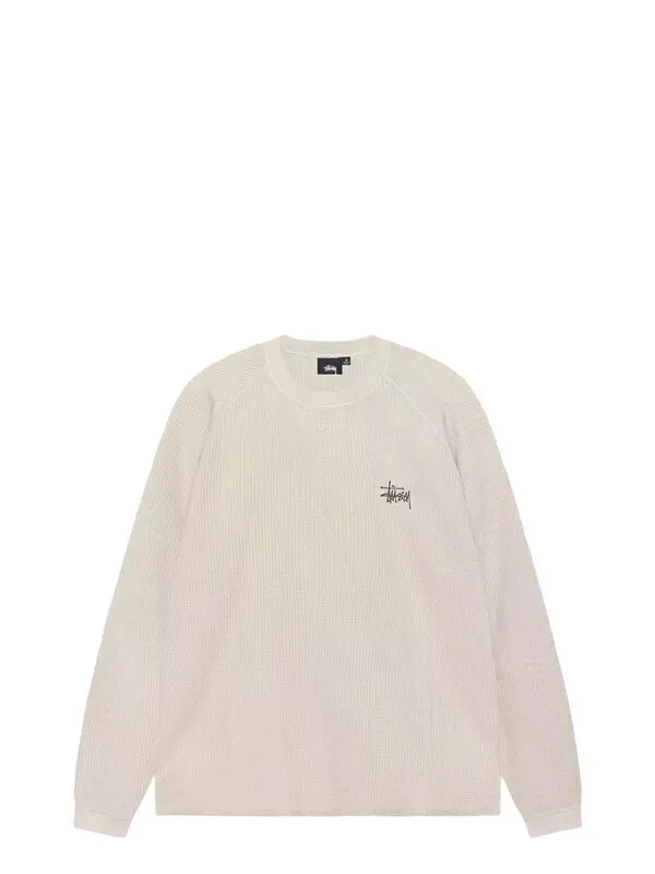 StÜssy Basic Thermal Sweatshirt - Neutrals