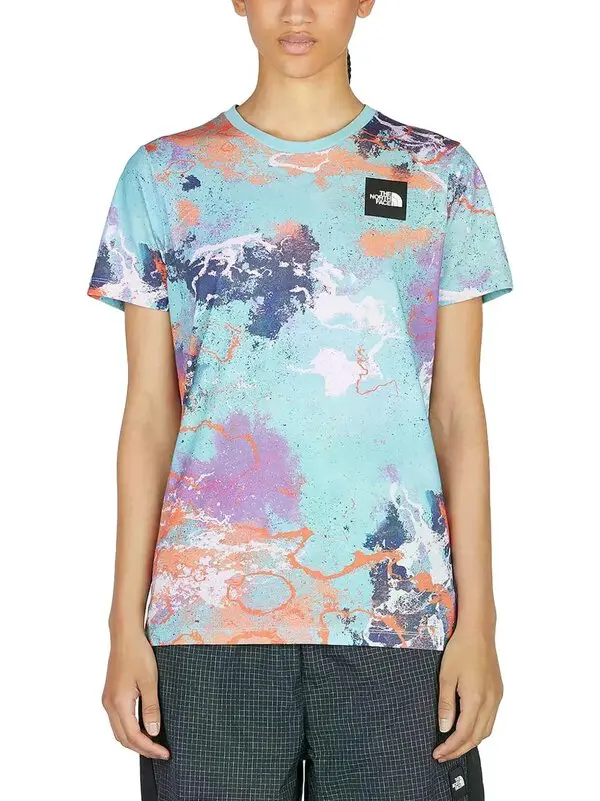 The North Face Abstract Print T-shirt - Blue