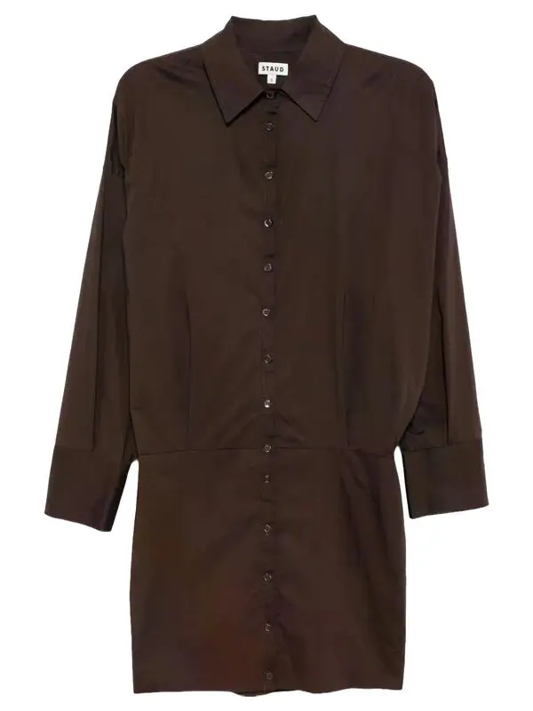 Staud Cynthia Dress - Brown