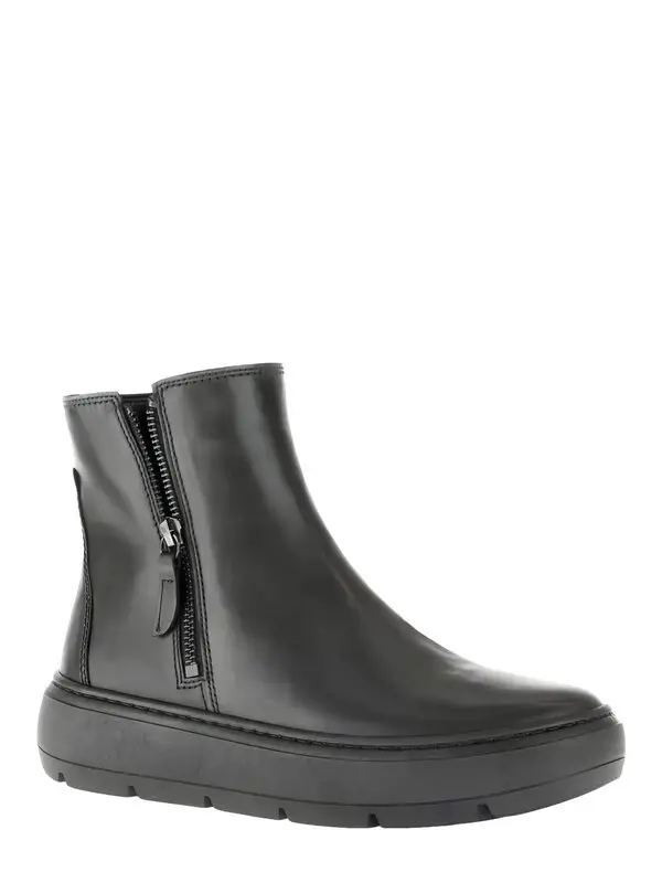 Gabor Leather Ankle Boots - Black