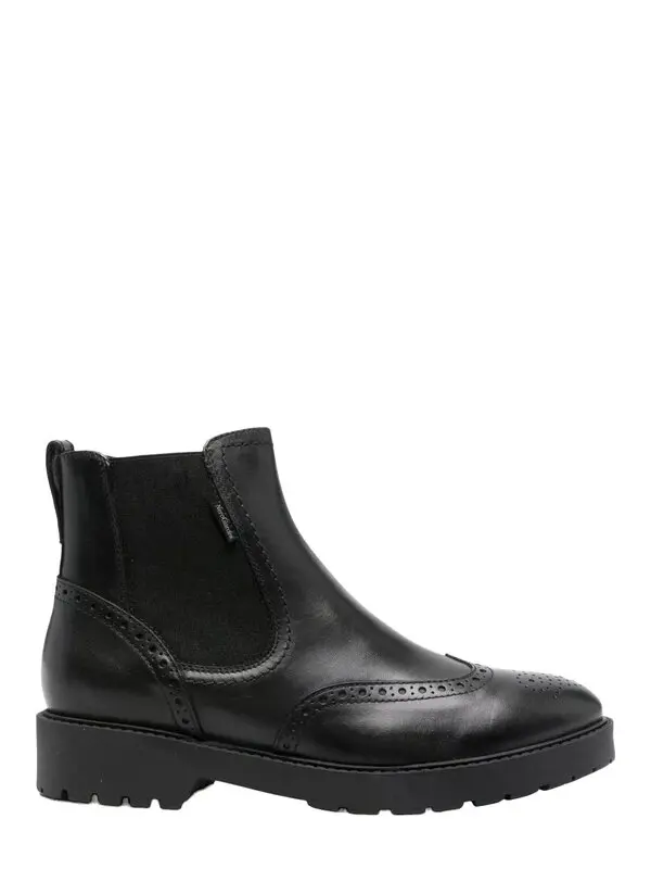 NEROGIARDINI Brogue-detailed Boots - Black
