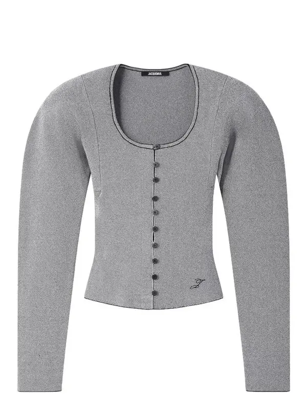 Jacquemus Le Cardigan Sera Dark - Grey