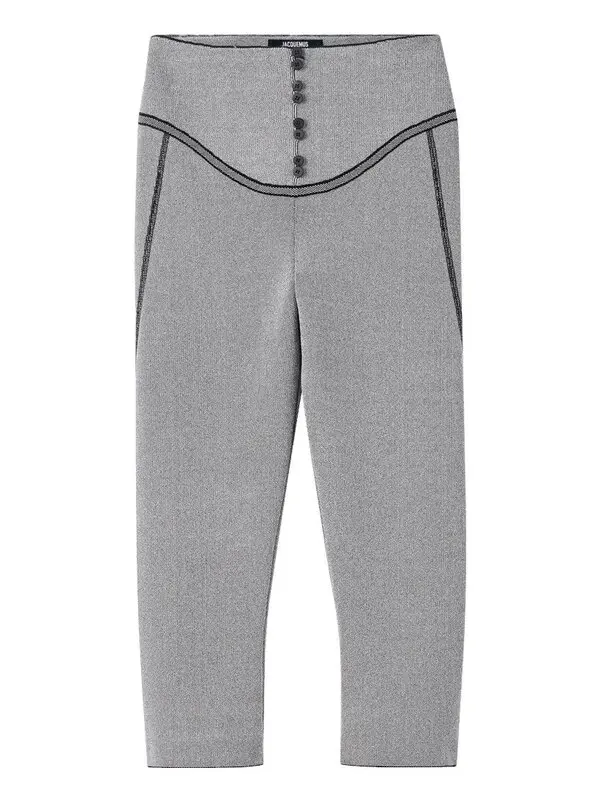 Jacquemus Les Leggings Sera Dark - Grey