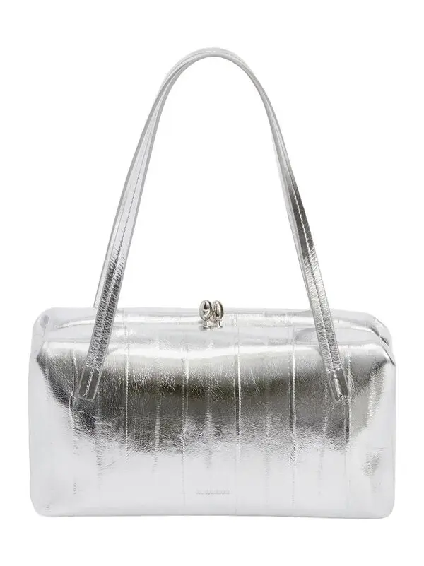 JIL SANDER Small Goji Pillow Bag - Silver