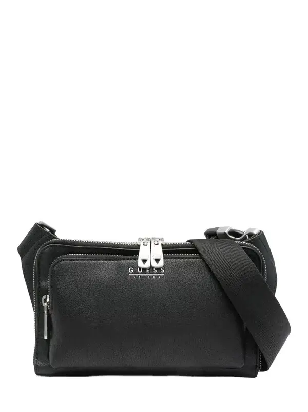 Guess Logo Lettering Belt Bag - Black