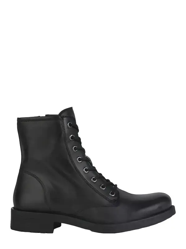 Geox Rawelle Combat Boots - Black
