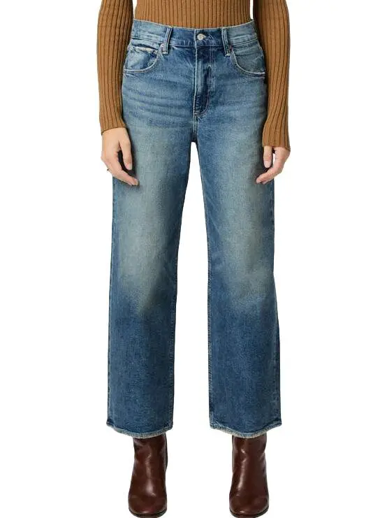 Paige Cameron High-waist Ankle Straight-leg Jeans - Stones