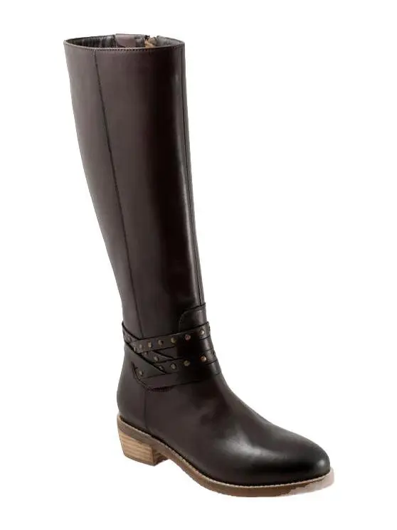 Softwalk Knee High Boots - Dark Brown