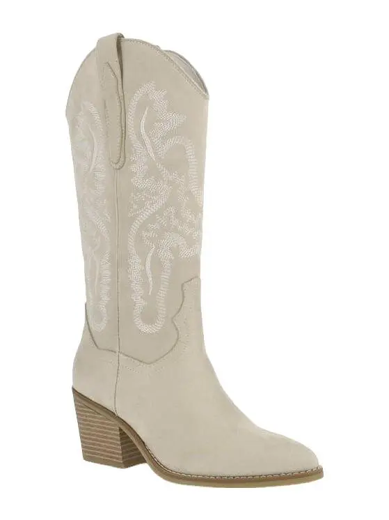 Mia Western Boot - Seashell