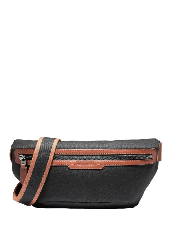 Cole Haan Brushed Twill Crossbody Bag - Black New British